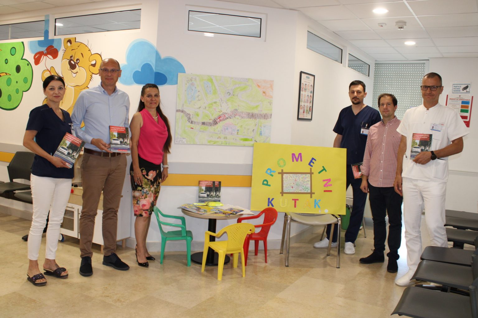 Prometni kutak u Županijskoj bolnici Čakovec – Muralist.hr